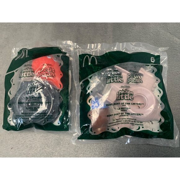 McDonald's | Toys | Vintage Mcdonalds Chicken Little Runt And Alien ...